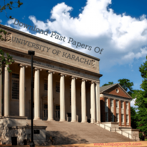 University Of Karachi Past Papers, Karachi University Notes
